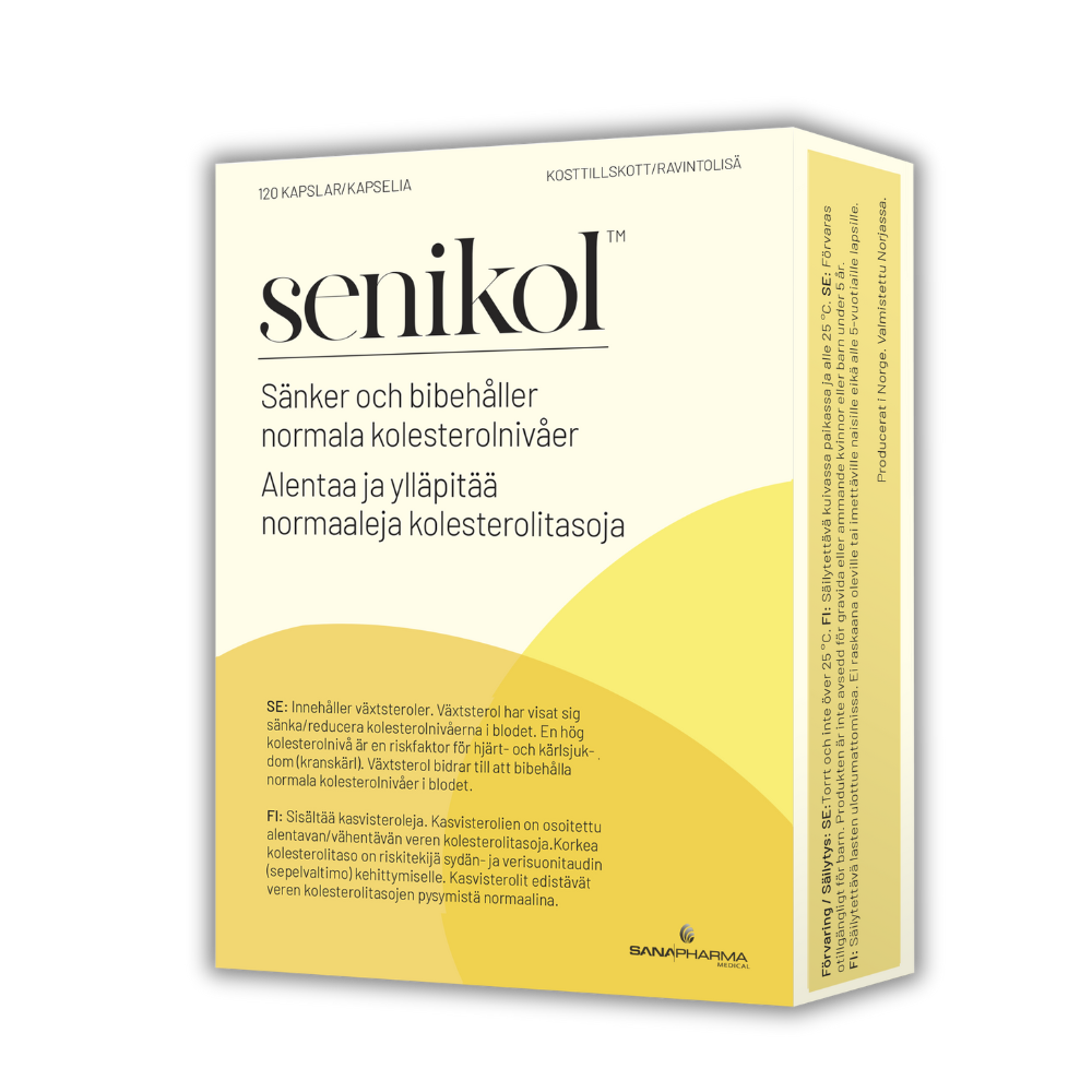 Senikol – sänker högt och bibehåller normal kolesterolnivå
